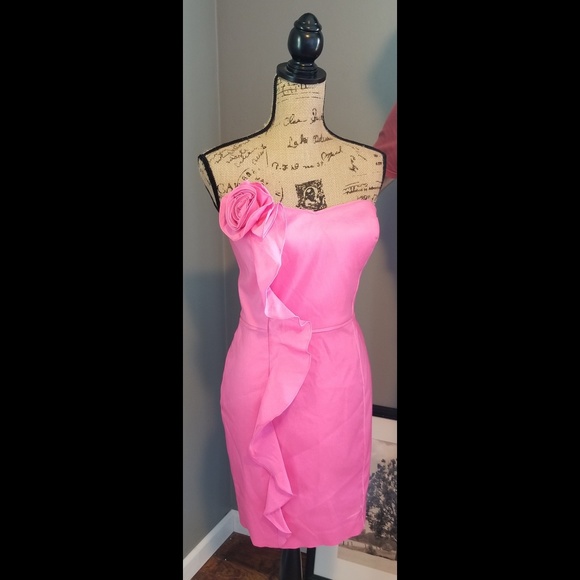 Jessica Simpson | Dresses | Barbie Pink Jessica Simpson Strapless ...